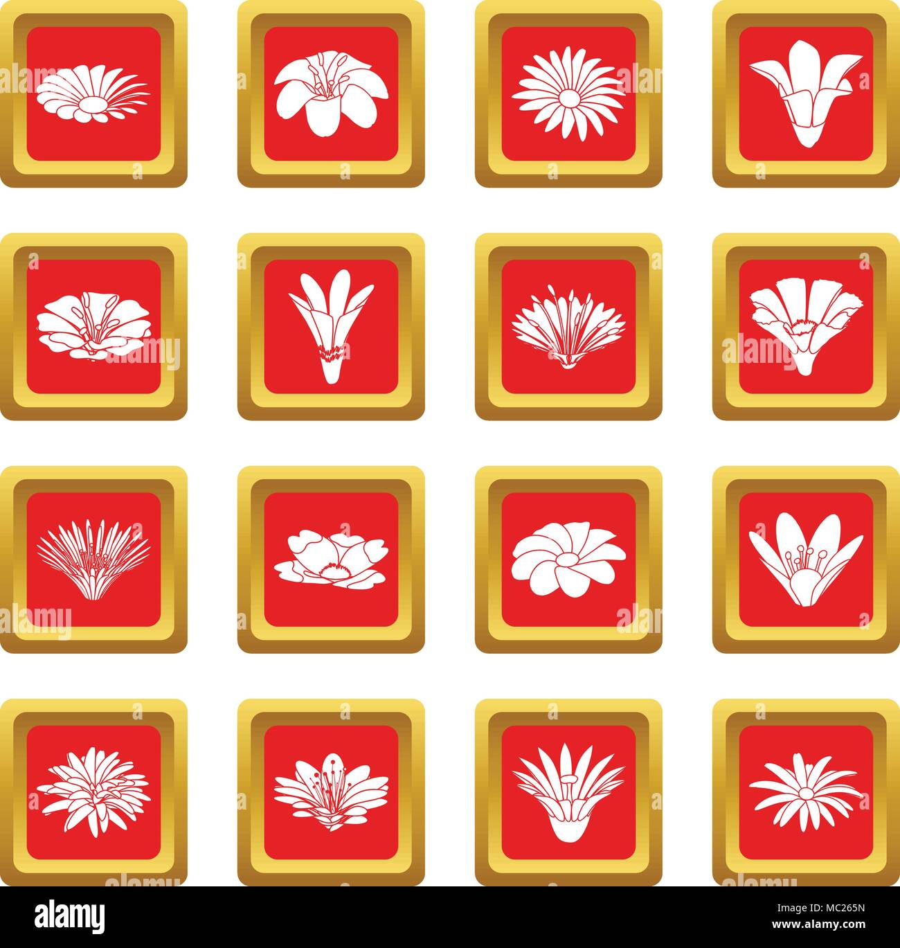 Purple red stems Stock Vector Images - Alamy