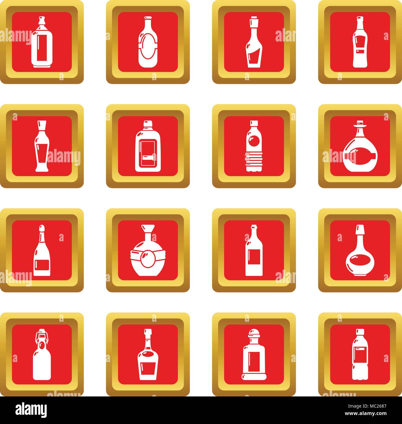 Bordeaux square Stock Vector Images - Alamy