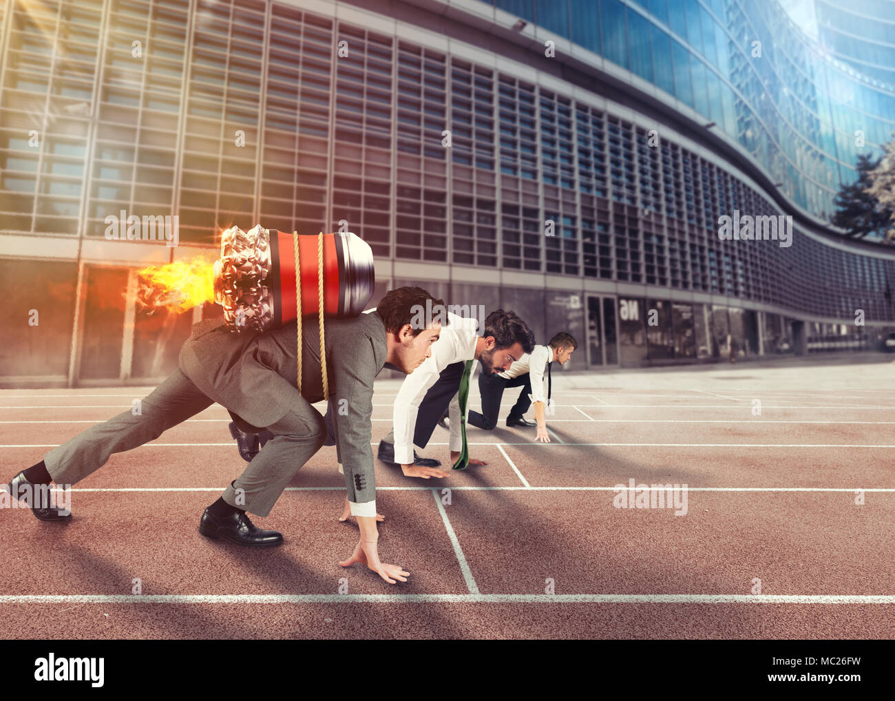 Push start race hi-res stock photography and images - Alamy