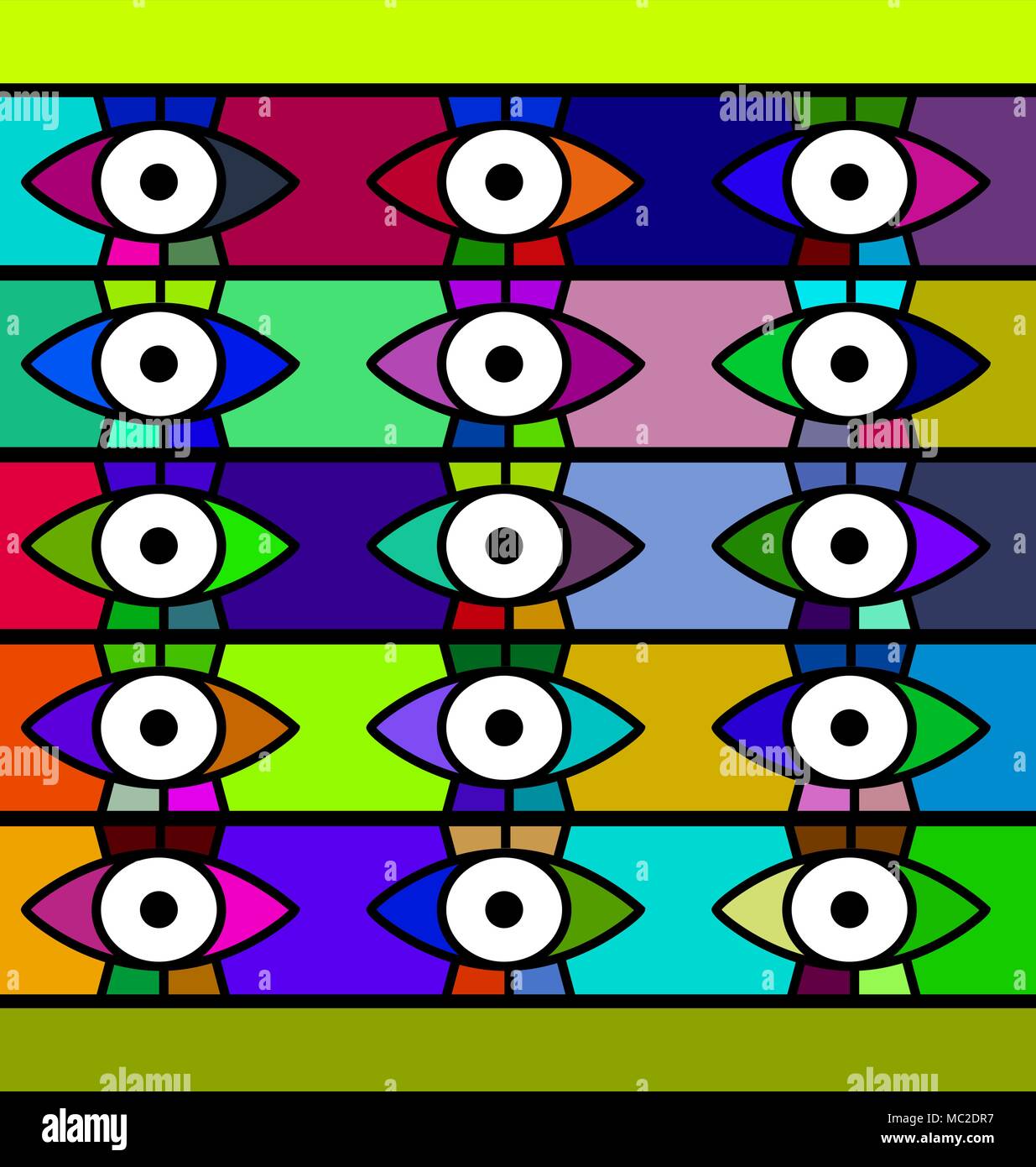abstract background eyes Stock Vector Image & Art - Alamy