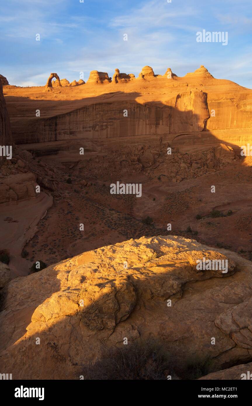 Delicate Arch in Arches National Park, Utah, United States Stock Photo ...