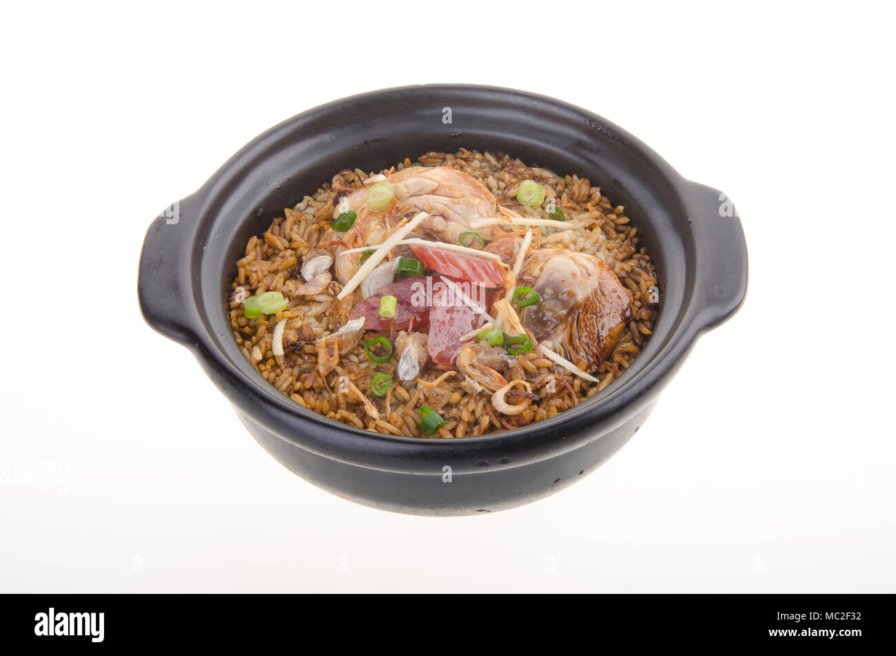 Claypot chicken rice. asia chinese food Stock Photo - Alamy
