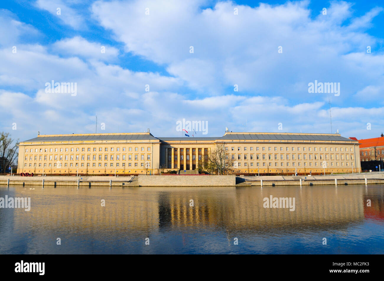 Government building of Lower Silesia in Wroclaw, Poland 2018 Stock ...