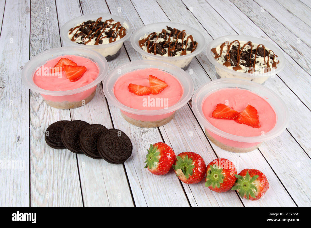 Delicious home made desserts Stock Photo - Alamy