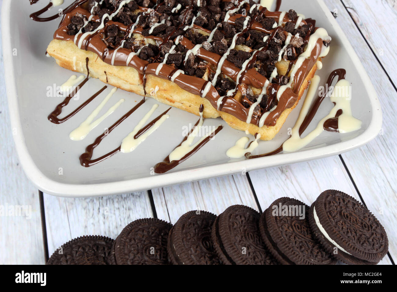 Delicious home made desserts Stock Photo - Alamy