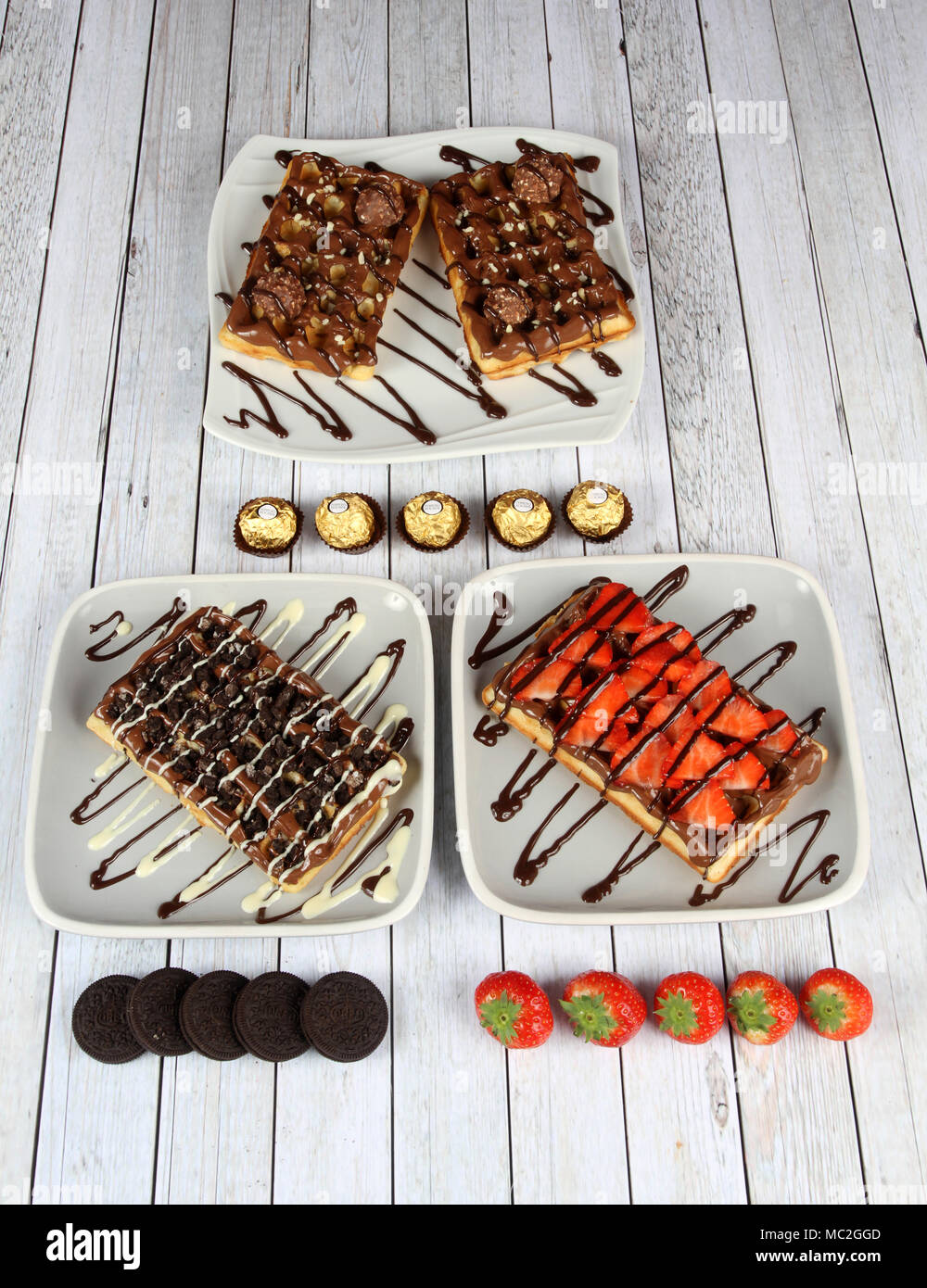 Delicious home made desserts Stock Photo - Alamy