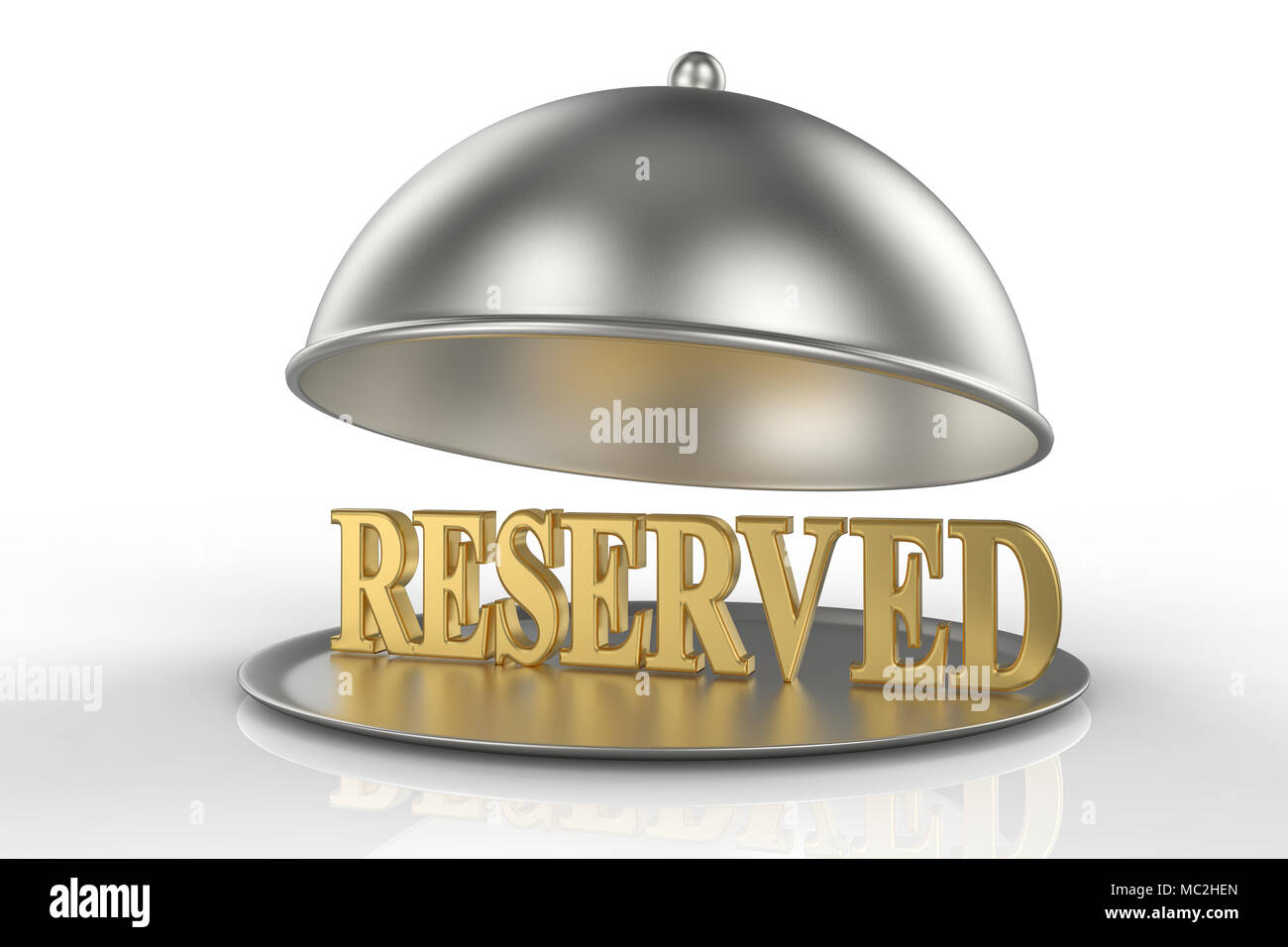 Reserved sign gold hi-res stock photography and images - Alamy