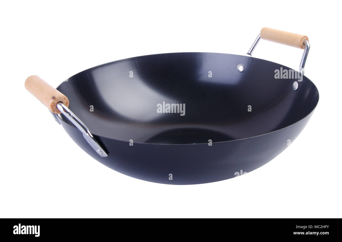 Wok, asia cooking wok on the background Stock Photo - Alamy