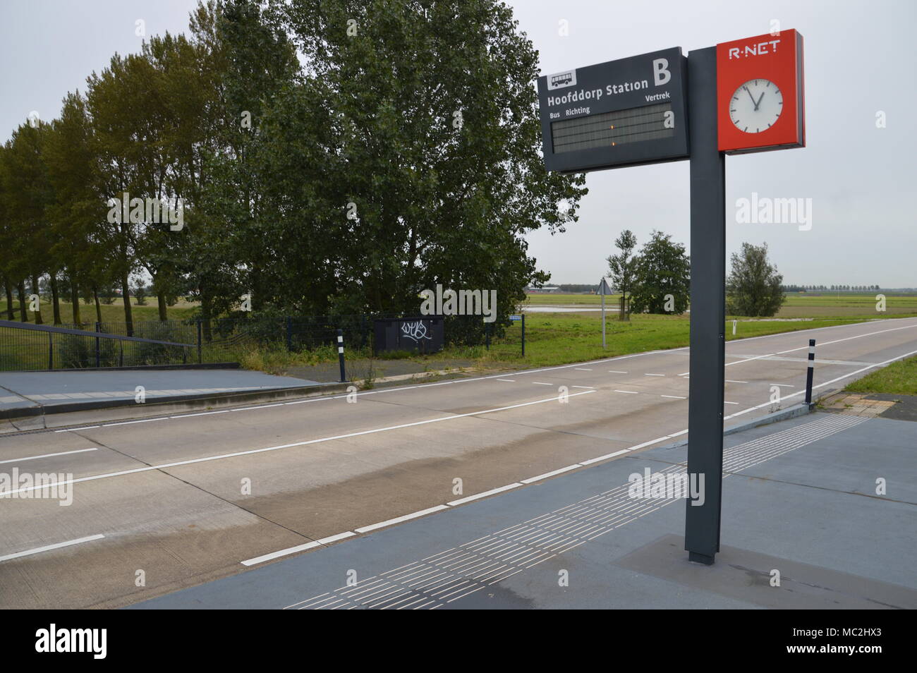 Bus Stop At Hoofddorp Station The Netherlands Stock Photo - Alamy
