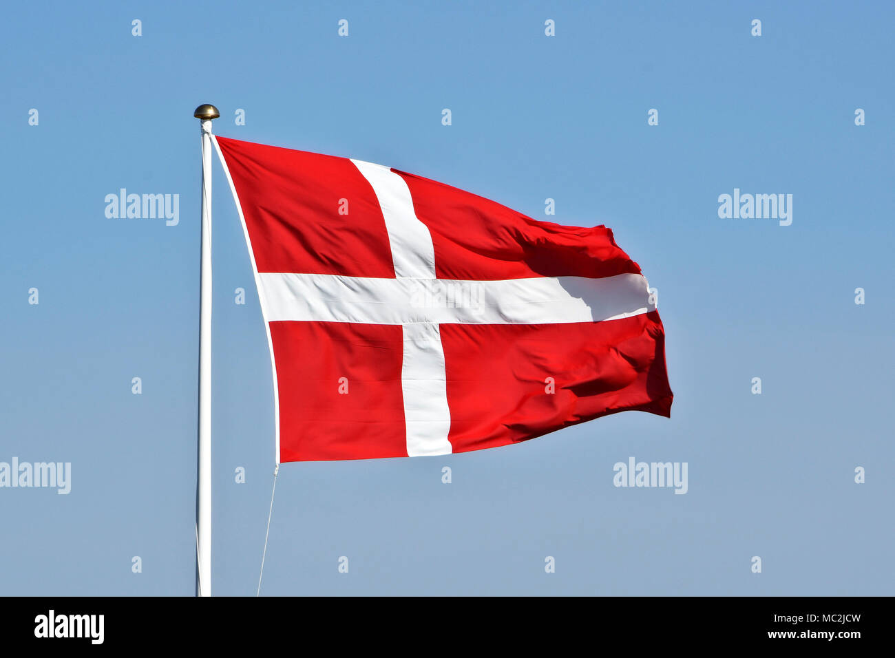 Danish flag beach hi-res stock photography and images - Alamy