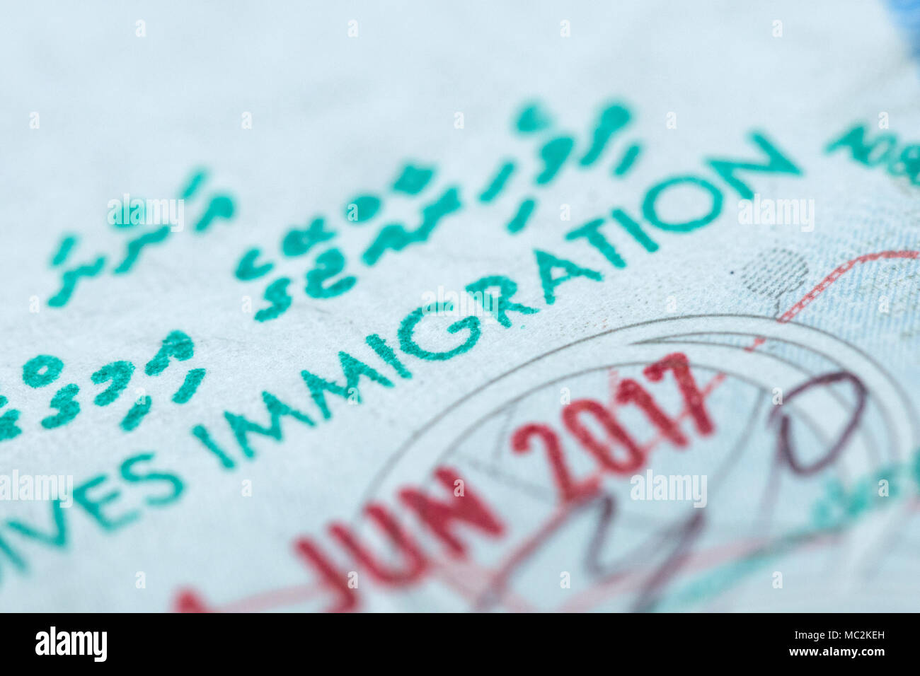 Immigration Stamp Stock Photos & Immigration Stamp Stock Images - Alamy