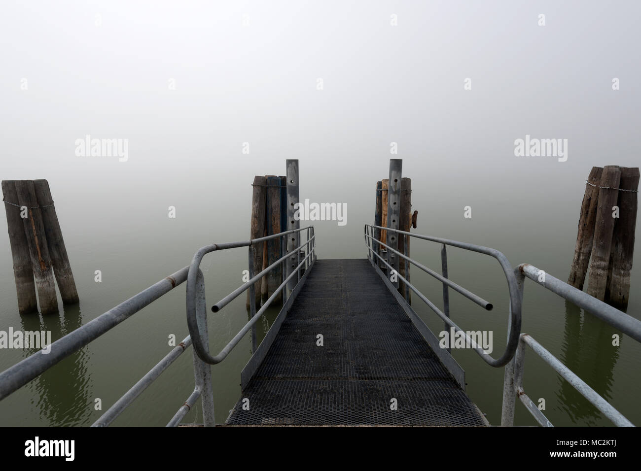 Lake landing stage Stock Photo - Alamy