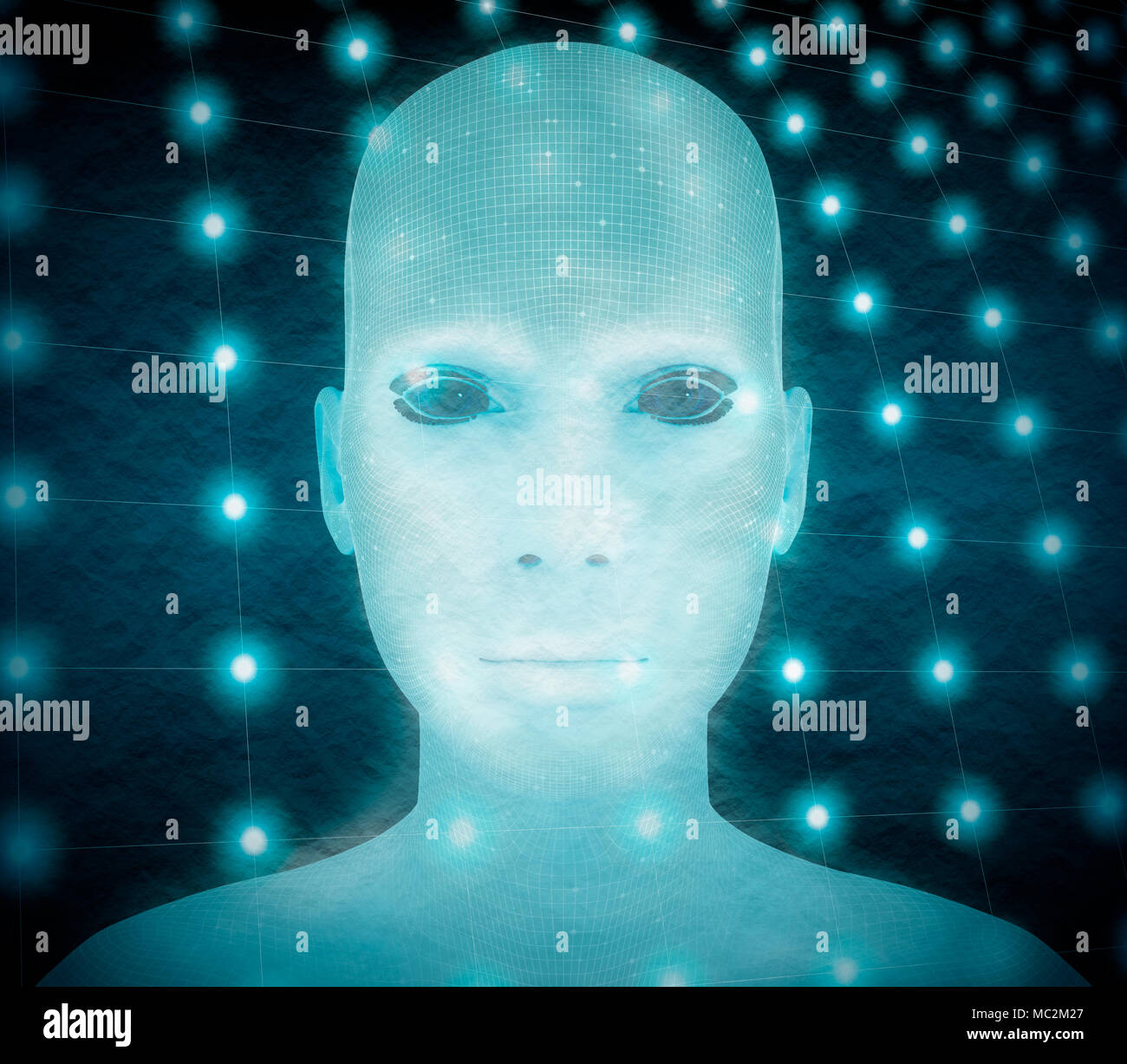 Abstract human portrait Stock Photo - Alamy