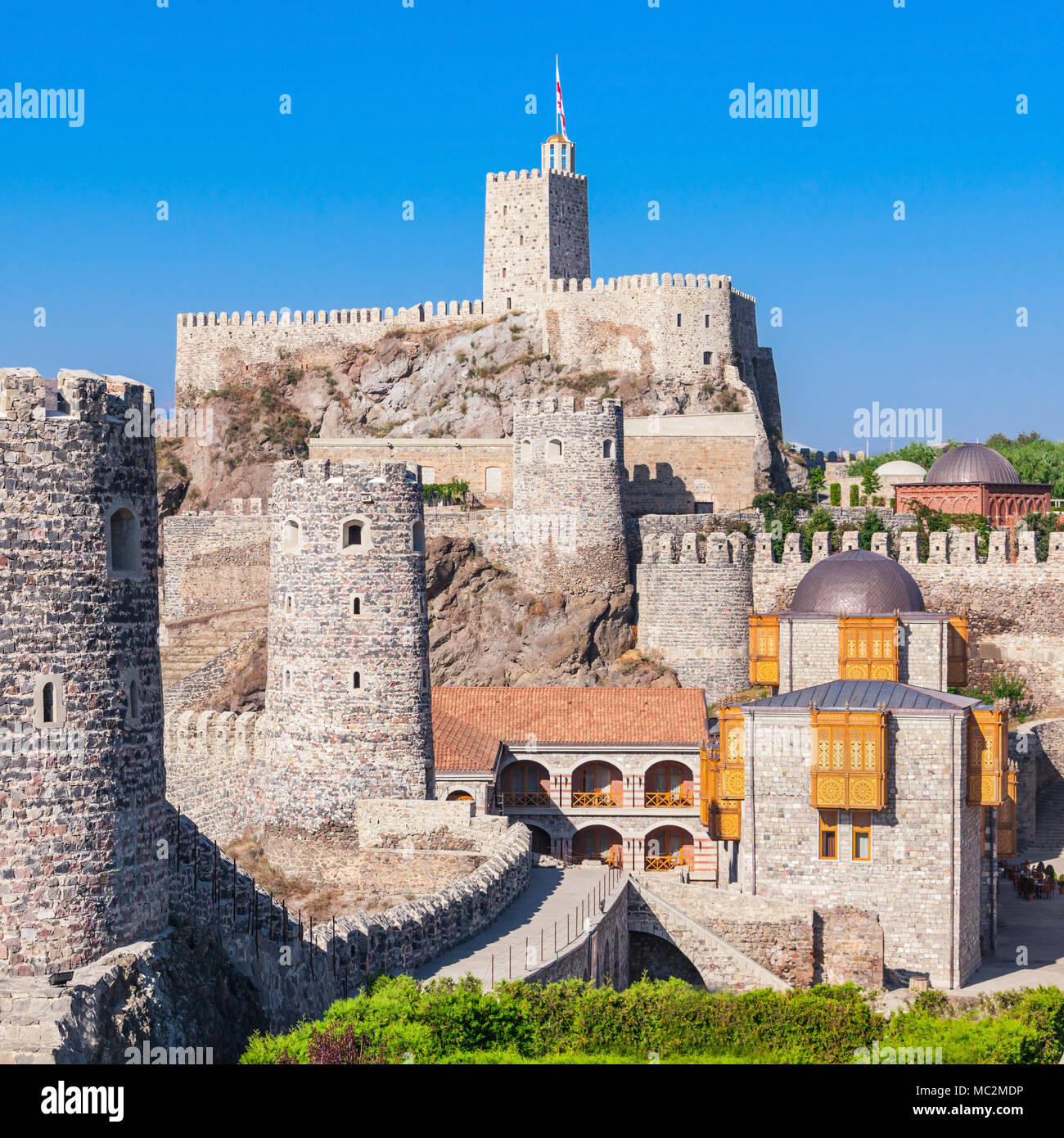 Rabati Castle is a medieval castle complex in Akhaltsikhe, Georgia ...