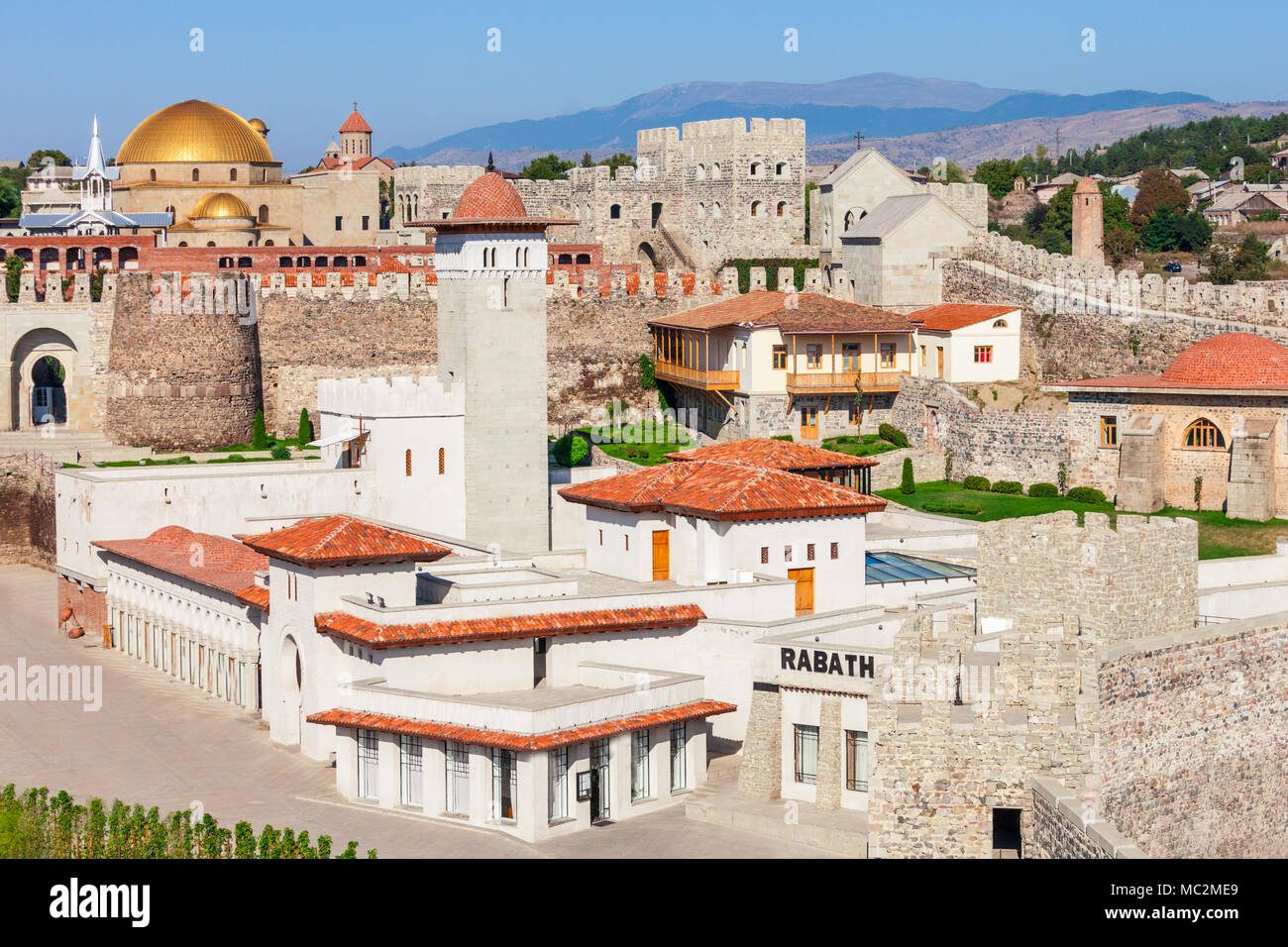 The Rabati Castle is a medieval castle complex in Akhaltsikhe, Georgia ...