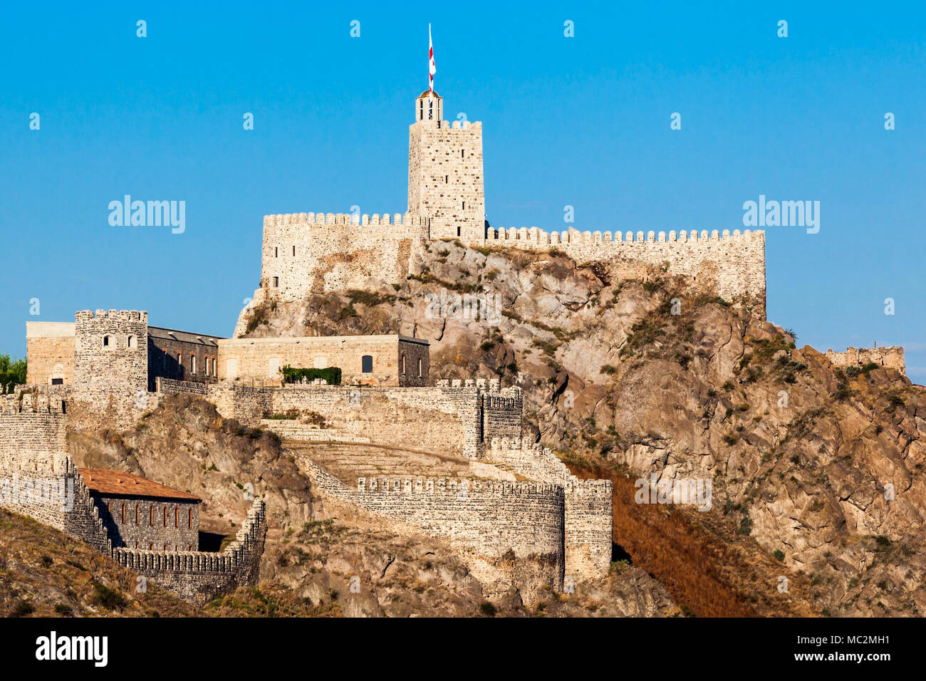 The Rabati Castle in Akhaltsikhe, Georgia. It is a great medieval ...
