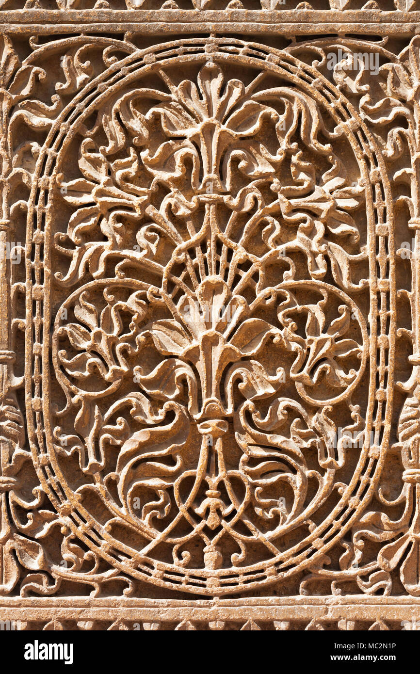 Pattern of the Patwon ki Haveli in Jaisalmer, Rajasthan state in India ...