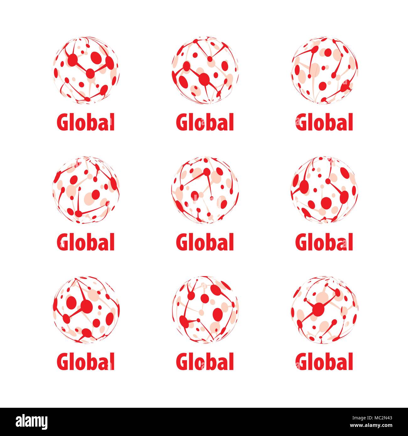 vector logo globe Stock Vector Image & Art - Alamy