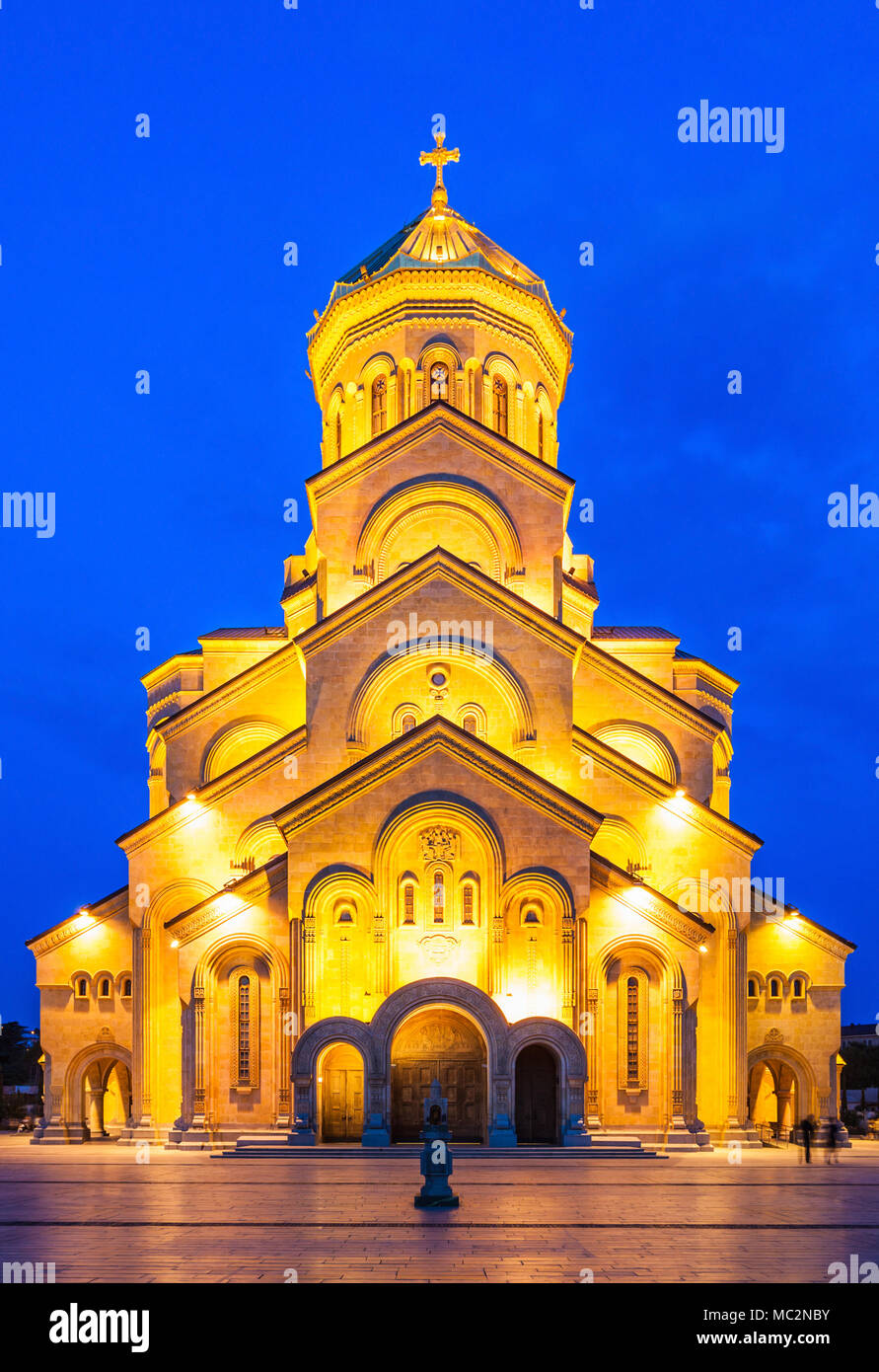 The Holy Trinity Cathedral of Tbilisi (Tsminda Sameba Church) in ...
