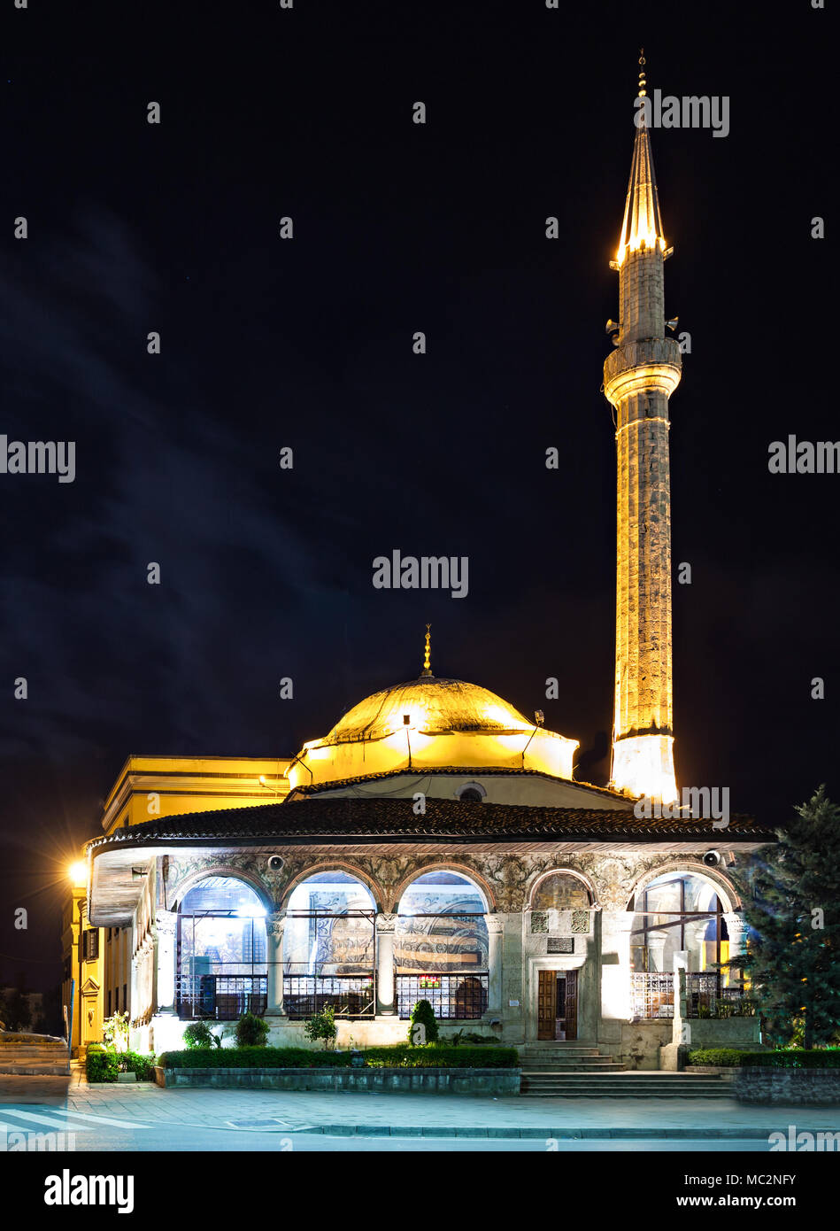 Mosque in the center of Tirana in Albania Stock Photo - Alamy