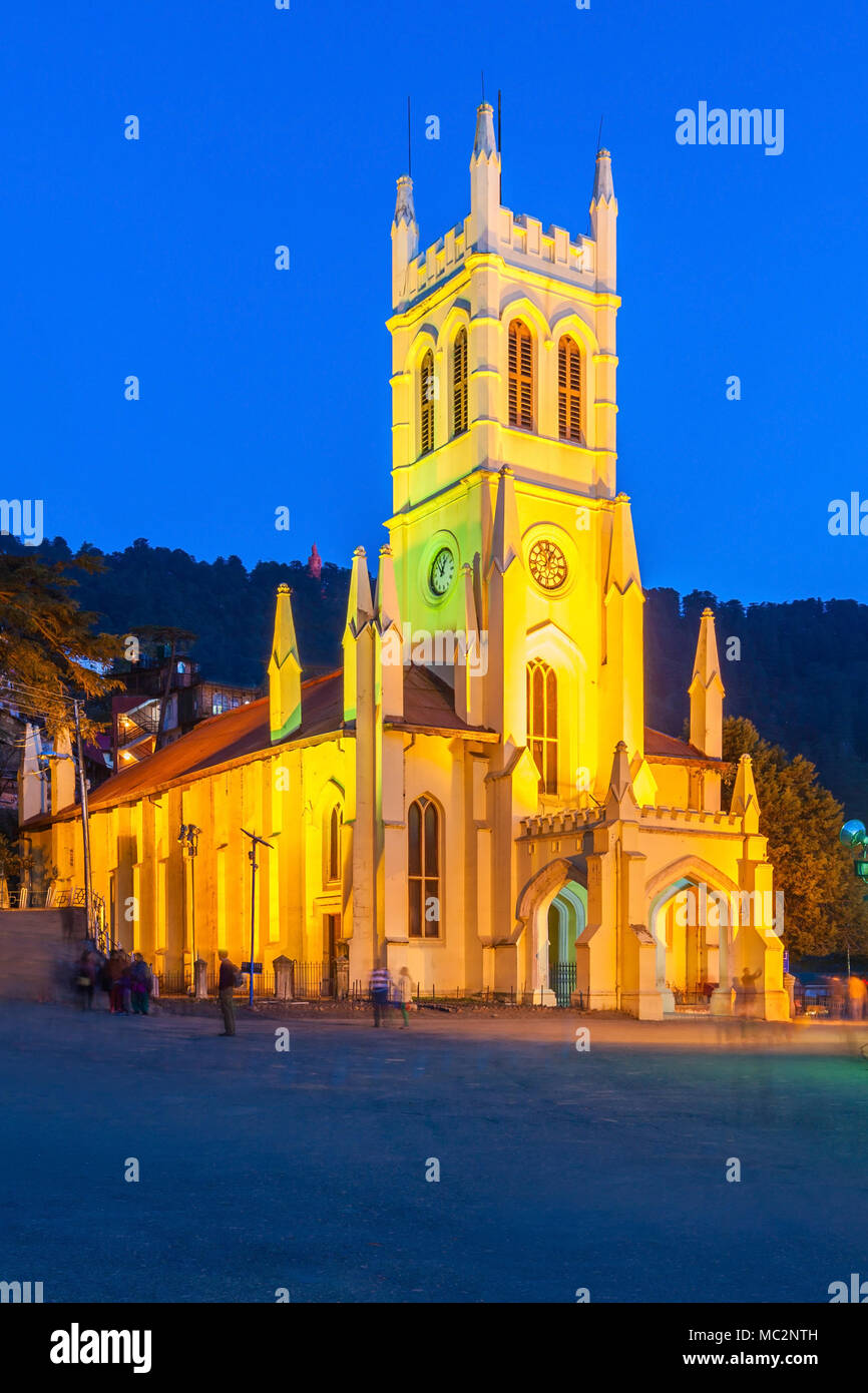 Christ Church in Shimla is the second oldest church in North India ...