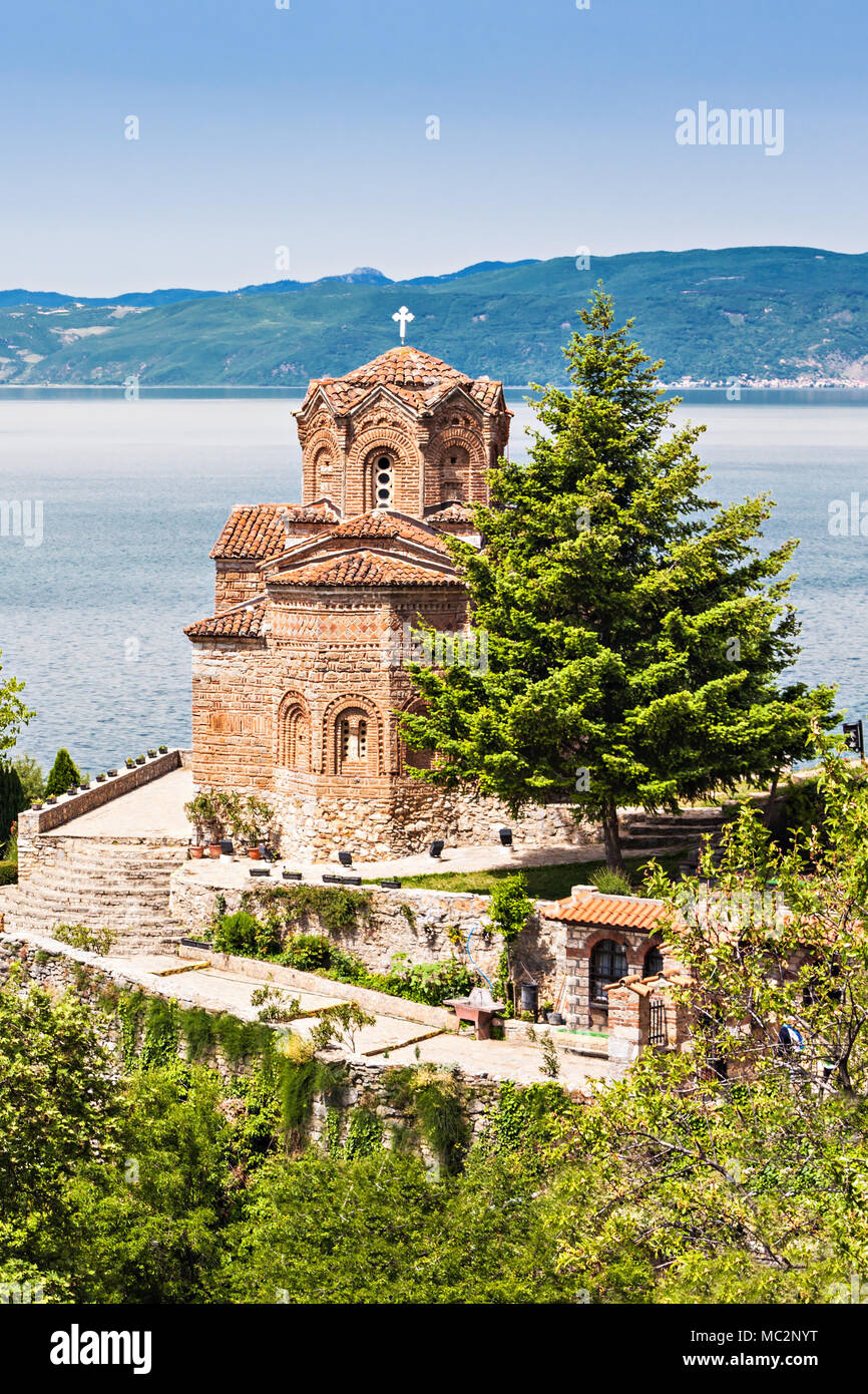 Saint John Monastery in old town, Ohrid, Macedonia Stock Photo - Alamy