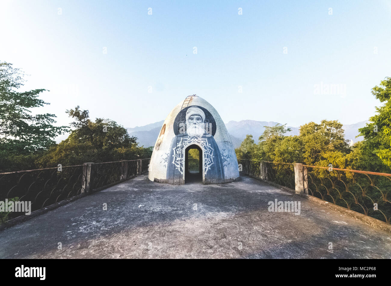 Maharishi Mahesh Yogi Ashram, Rishikesh (aka The Beatles Ashram Stock ...