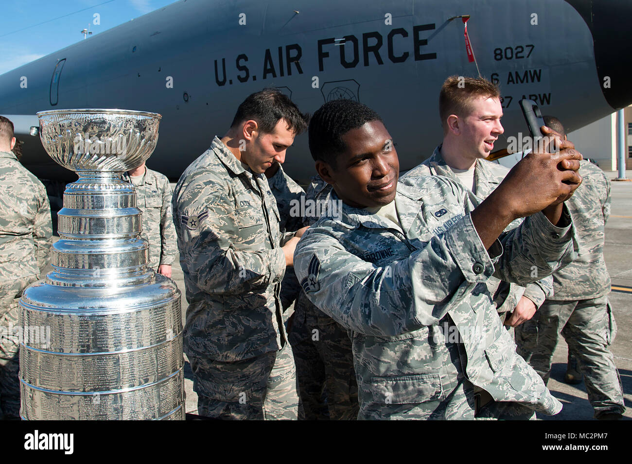 U.S. Air Force Senior Airman Justin Browne, an electrical and ...
