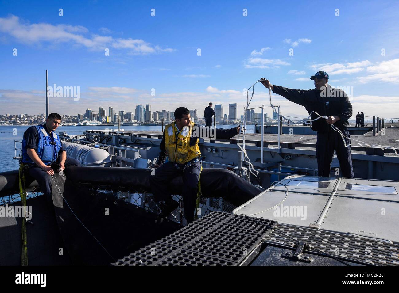Landing signal officer platform hi-res stock photography and images - Alamy