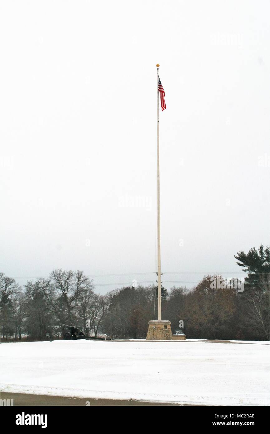 The flag of the United States of America is shown Jan. 25, 2018, while ...