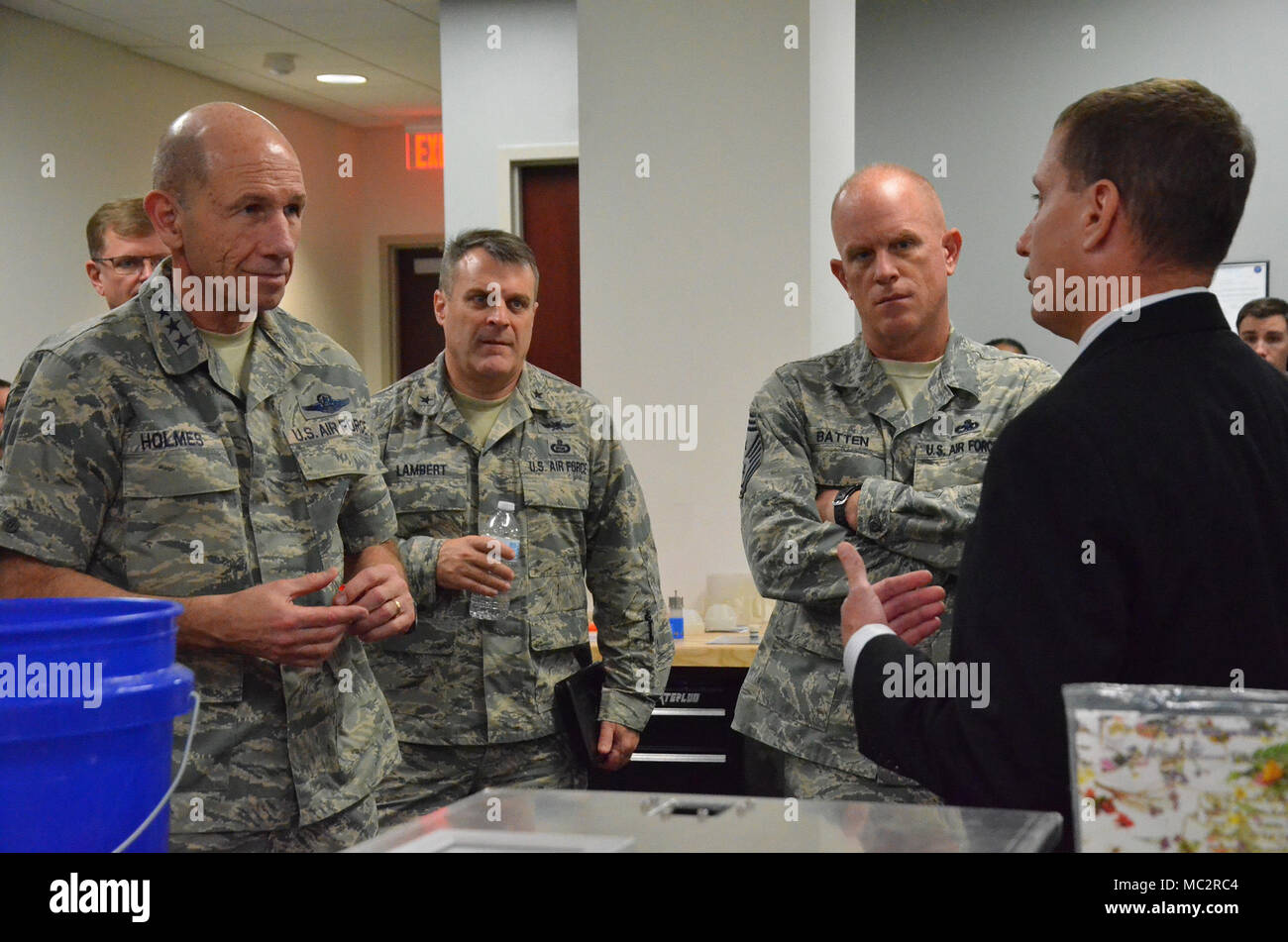 Kevin Jack (right), a radio frequency engineer at the Air Force ...