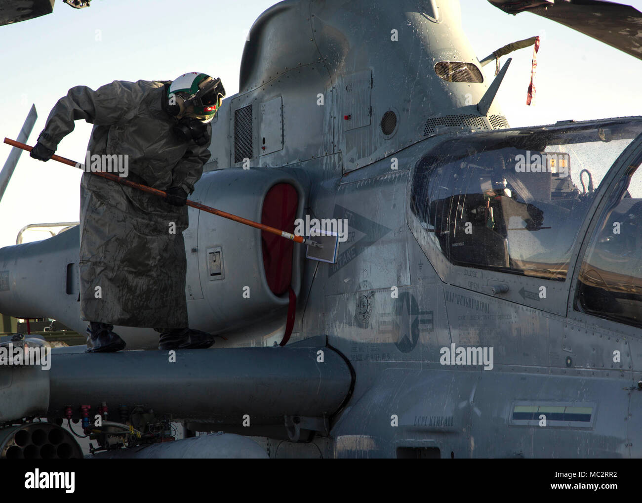 Detailed aircraft decontamination hi-res stock photography and images ...