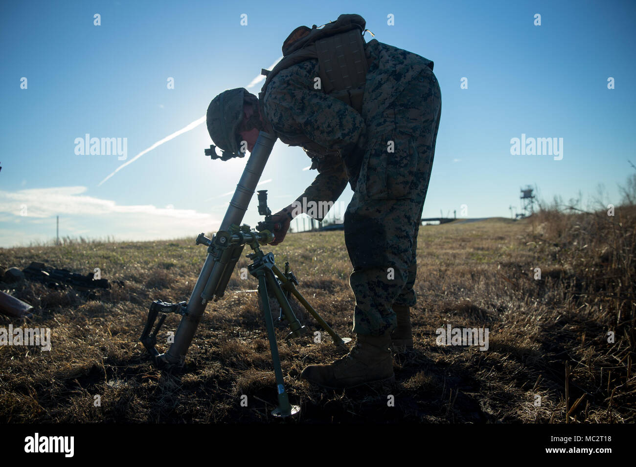 M224 60mm lightweight mortar system tube hi-res stock photography and ...