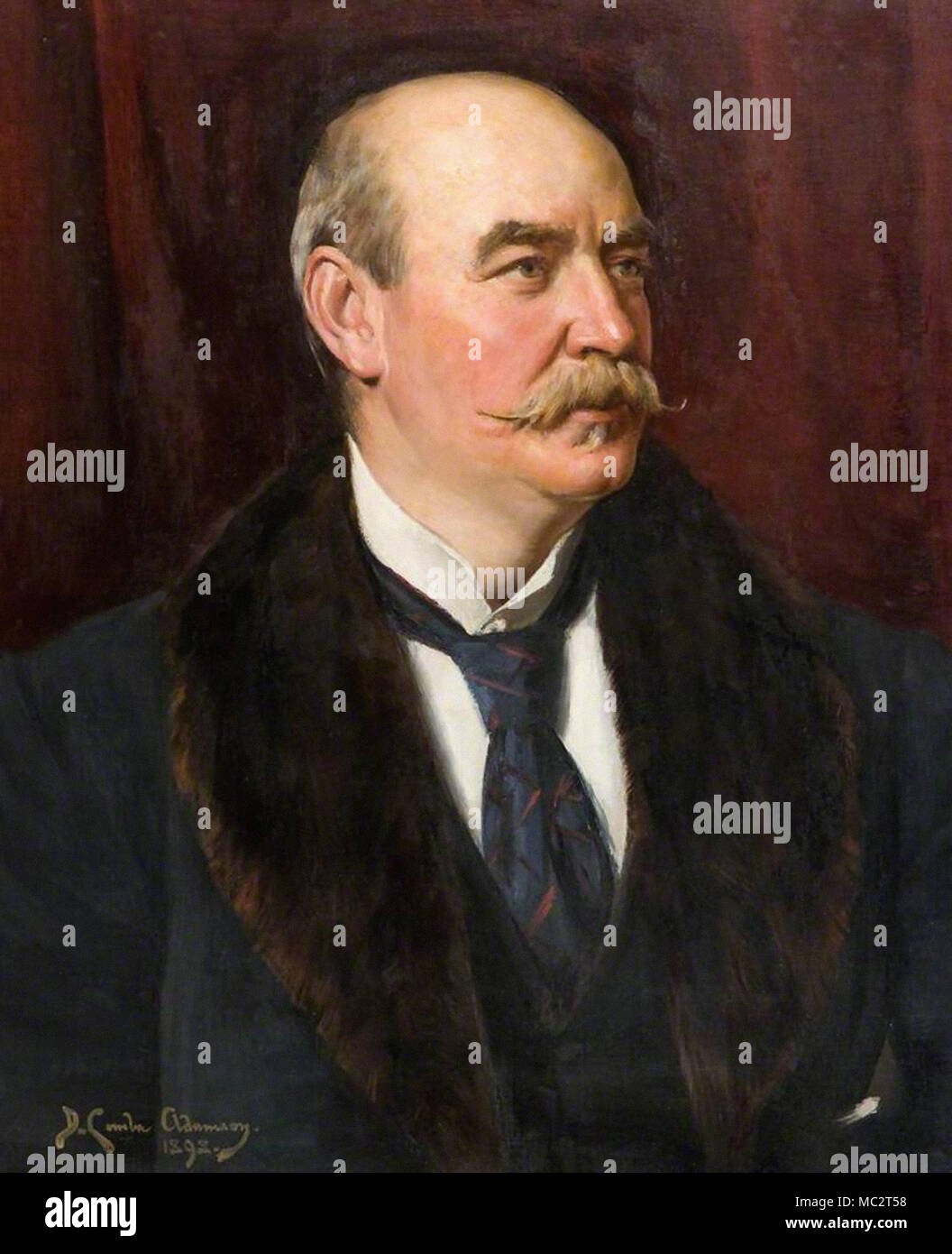 Adamson David Comba - Portrait of James Russell Dundee Chemist Stock ...