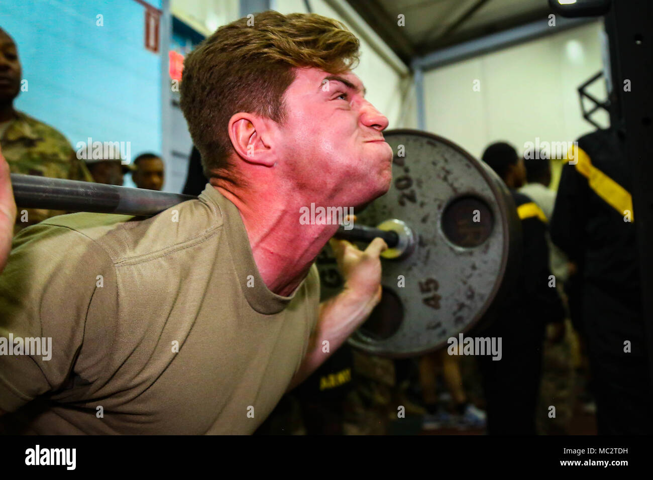 U.S. Army Spc. Carson Jordan assigned to 208th Chemical Company ...