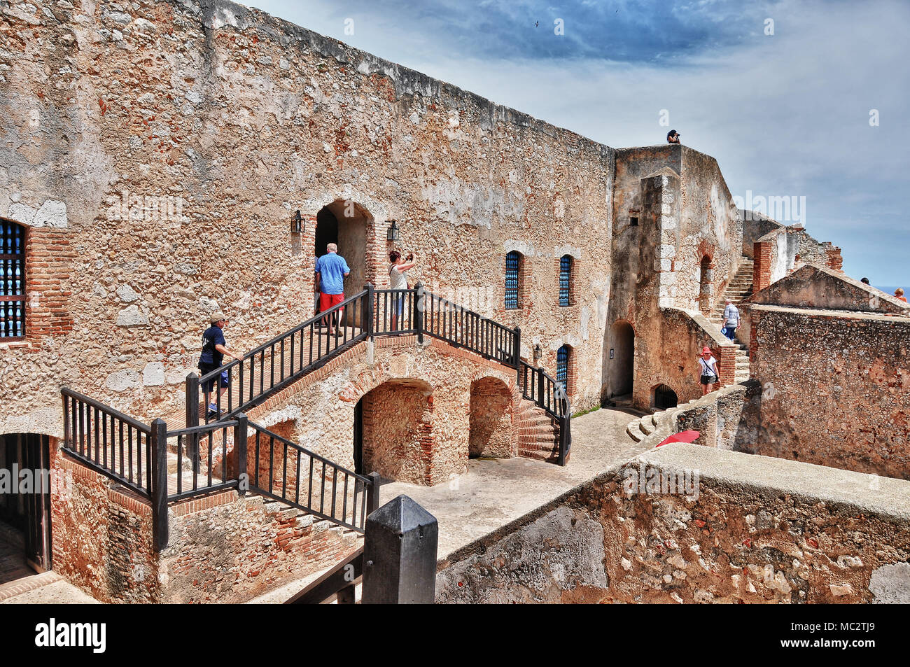 interoir architecture of morro castle in santiago de cuba Stock Photo ...