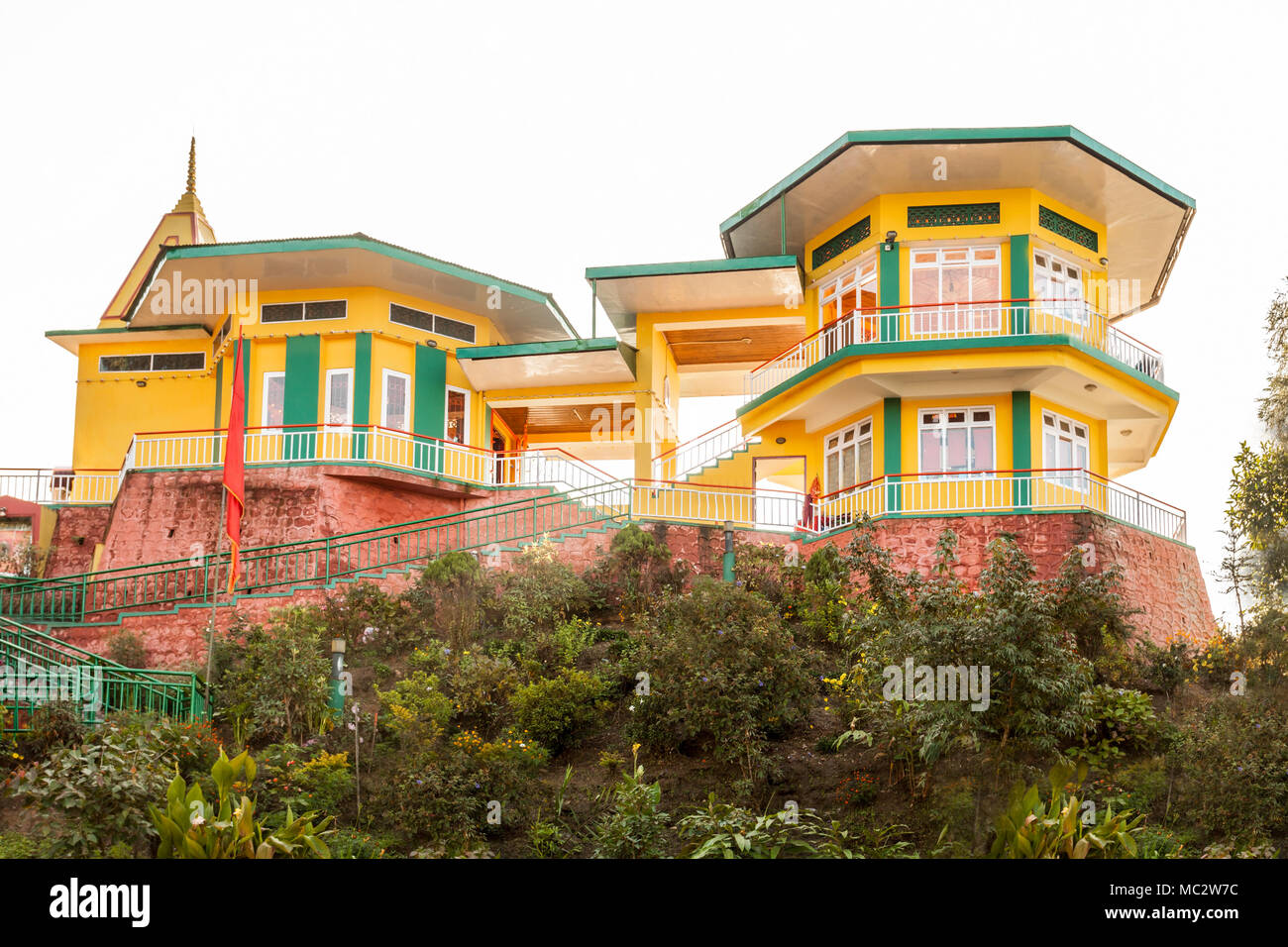 Ganesh Tok viewpoint in Gangtok, Sikkim state of India Stock Photo - Alamy