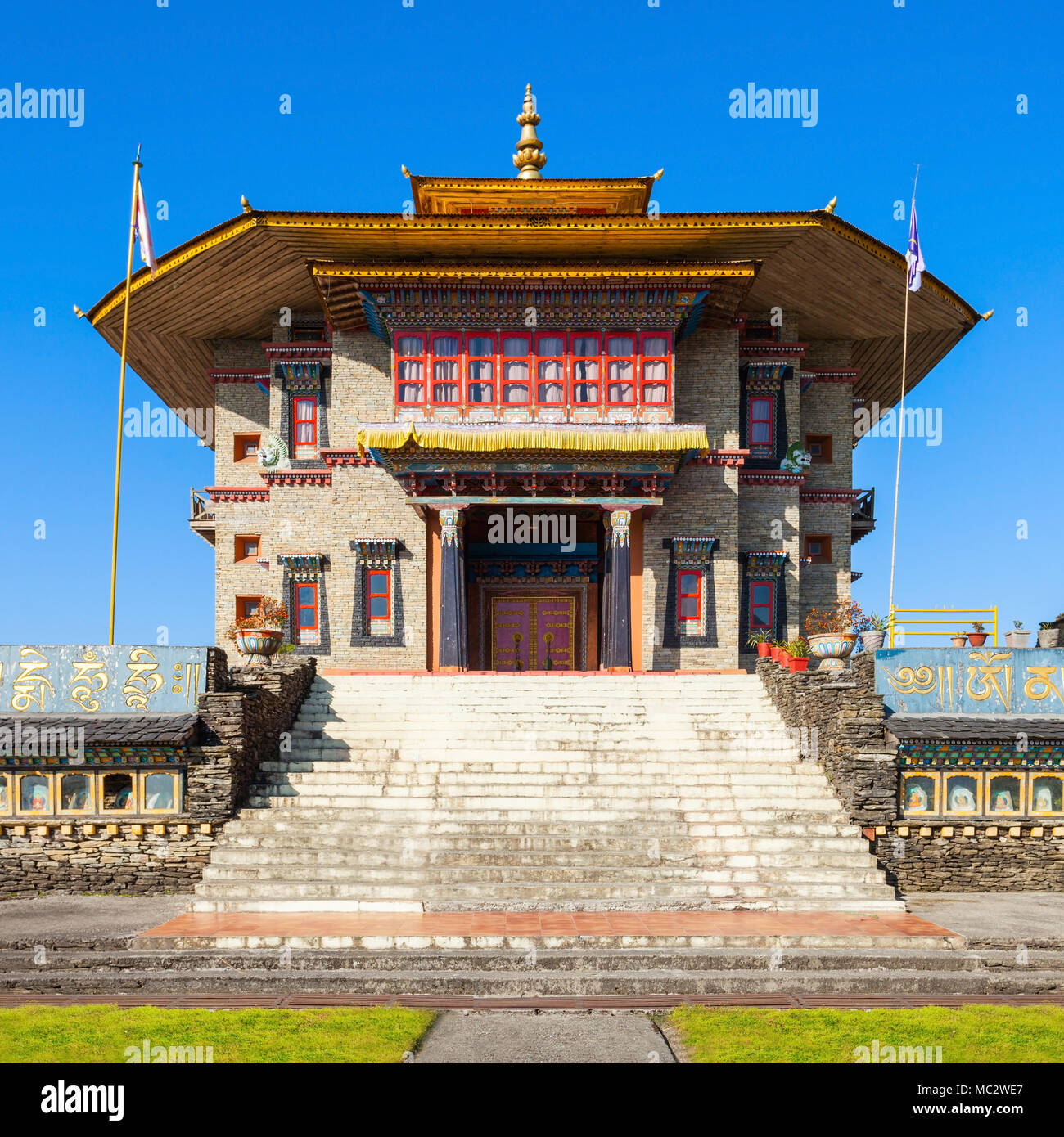 Karma Theckling Monastery (Mane Choekhorling Gompa) in Ravangla in ...