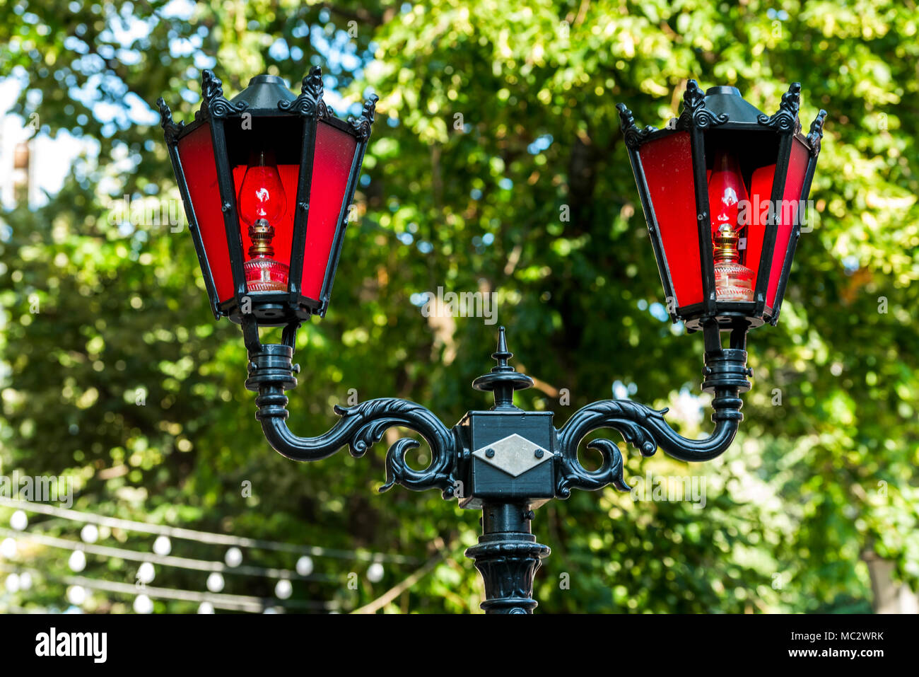 Stylized street lights Stock Photo - Alamy