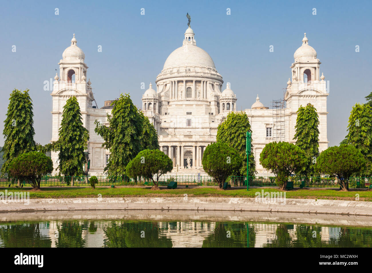 The Victoria Memorial is a large marble building in Kolkata, West ...