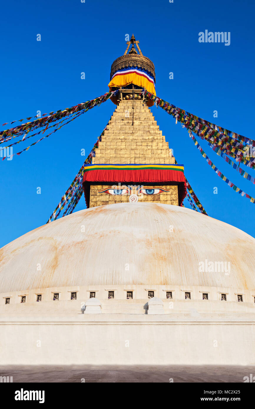 Boudhanath (also called Boudha, Bouddhanath or Baudhanath) is a ...