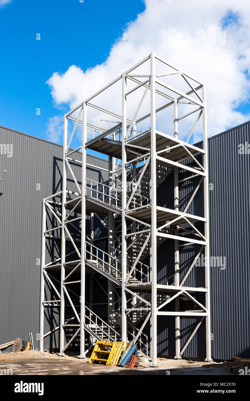 Exterior Metal Staircase High Resolution Stock Photography and Images ...