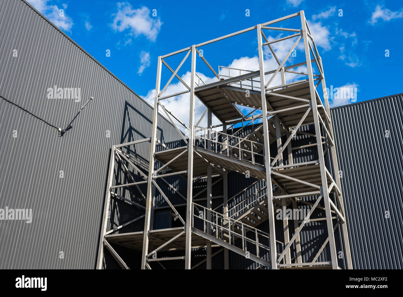 Exterior Metal Staircase High Resolution Stock Photography and Images ...