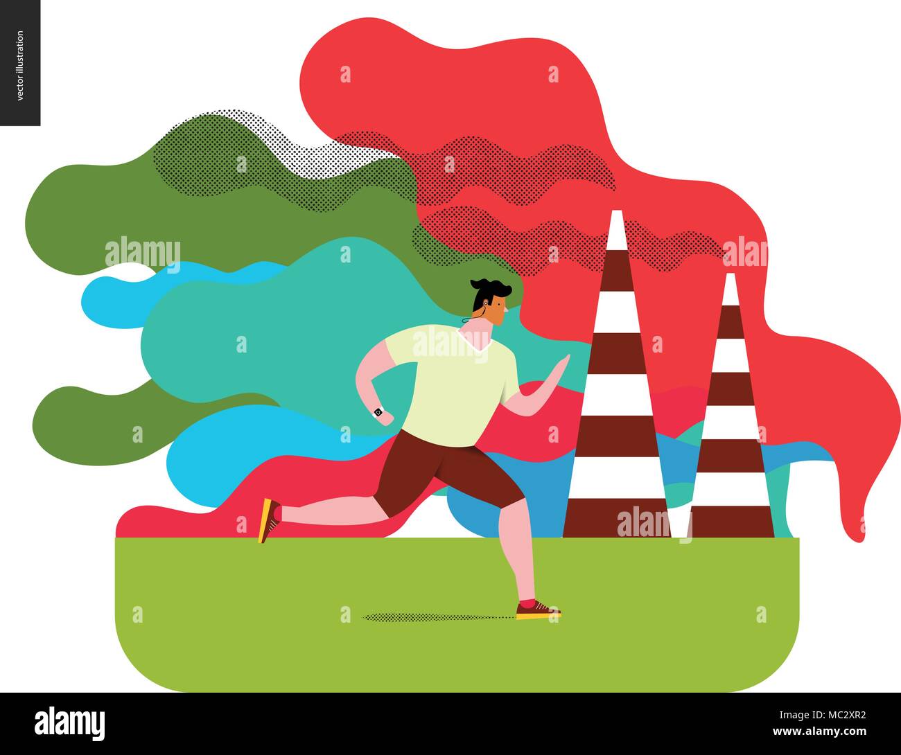 Urban atmosphere Stock Vector Images - Alamy