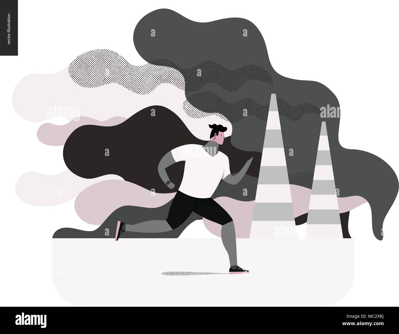 Polluted Stock Vector Images - Alamy