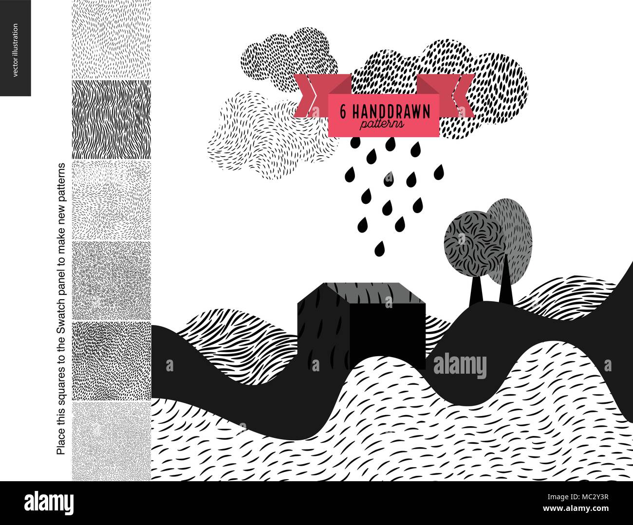 Static clouds Stock Vector Images - Alamy