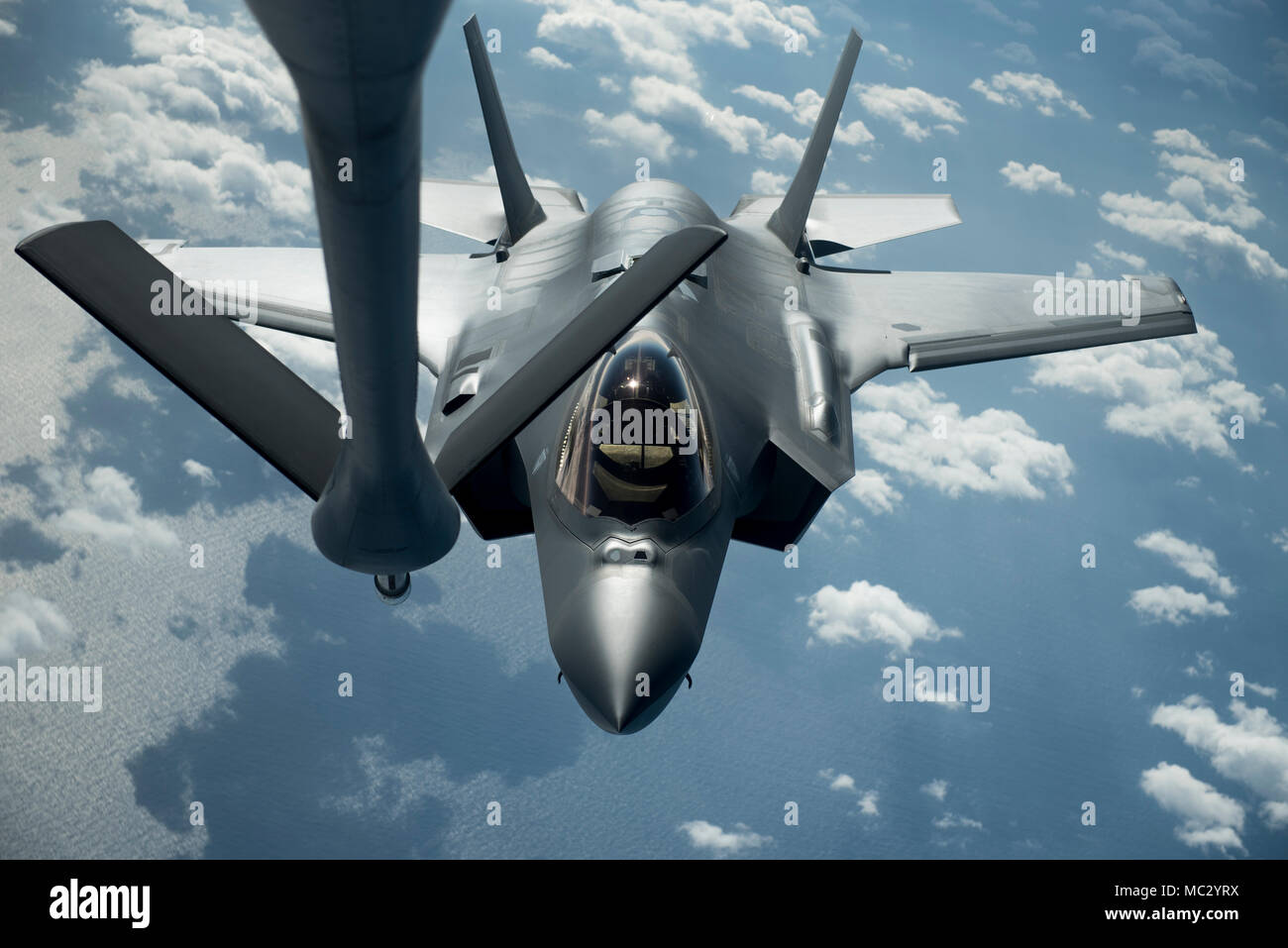 A U.S. Air Force 34th Fighter Squadron F-35A Lightning II from Hill Air ...