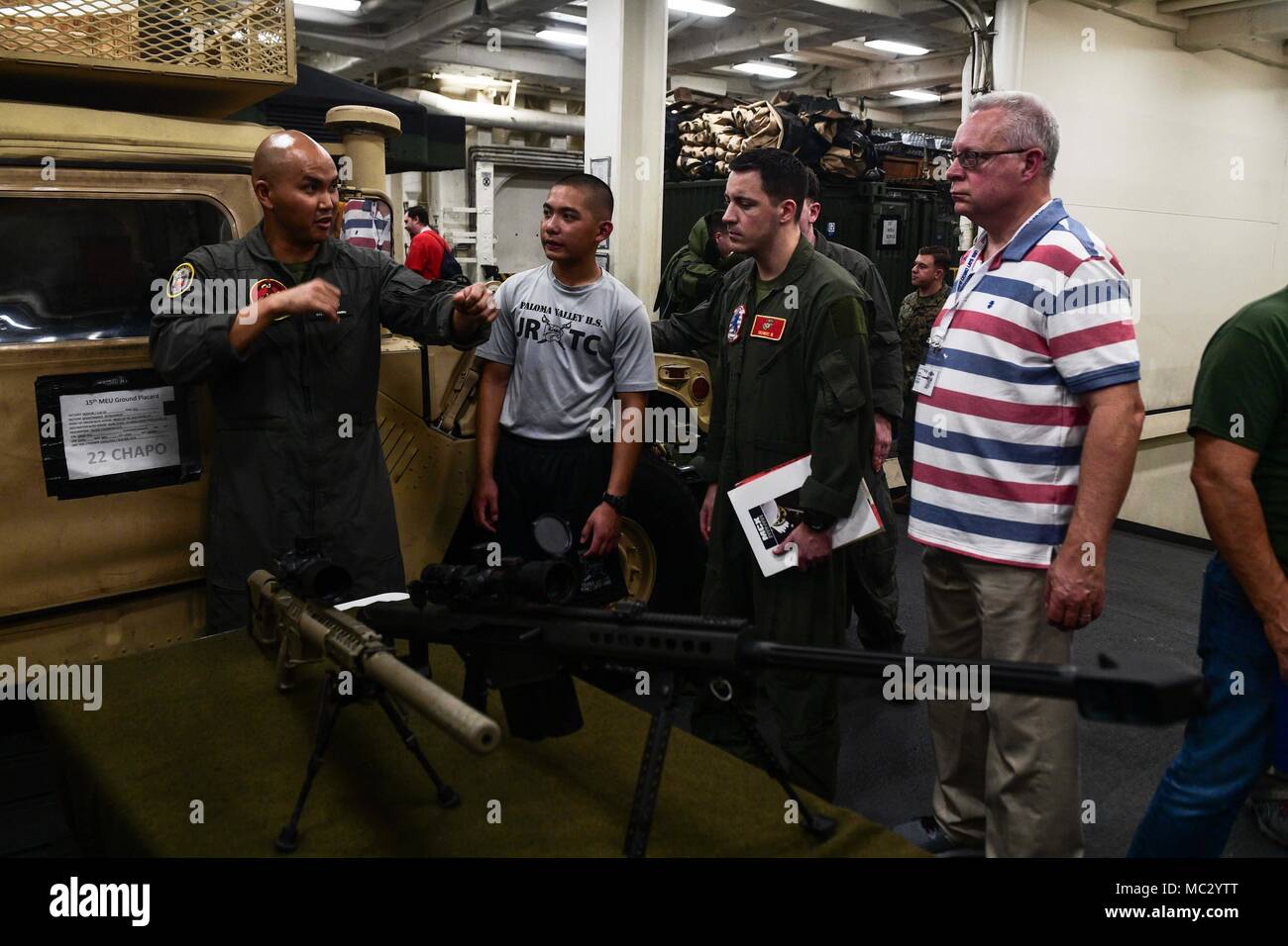 180126-N-BK384-090 PACIFIC OCEAN (Jan. 26, 2018) U.S. Marine Gunnery ...