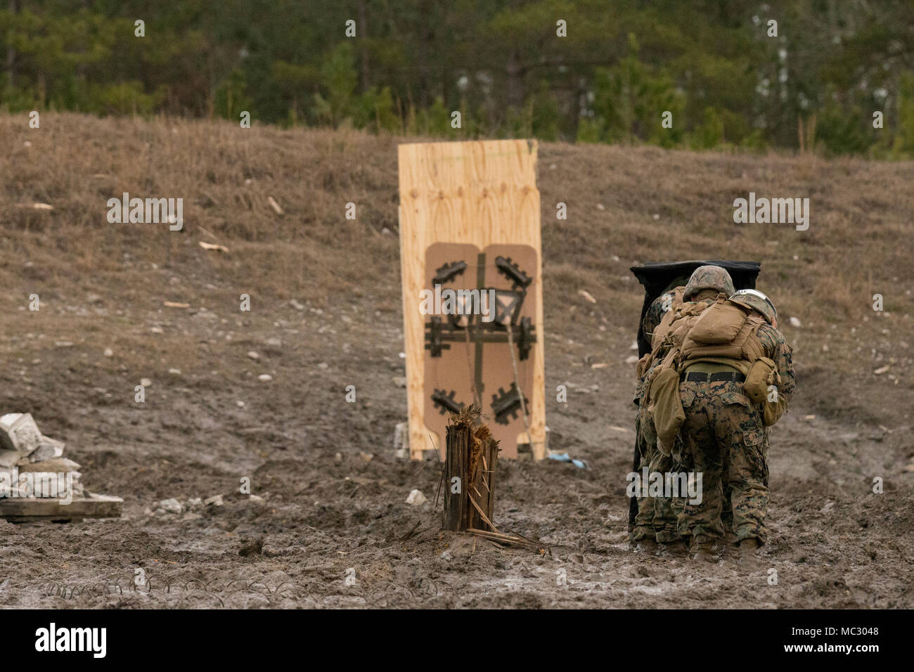 Marines in an Assultman Course with Infantry Training Battalion, School ...