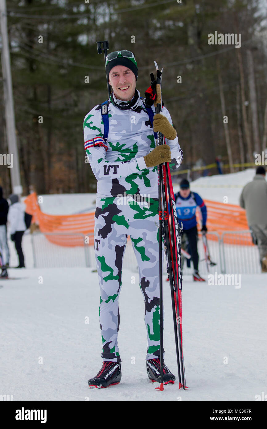 U.S. Army Spc. Joshua McDougal, Vermont National Guard Biathlon Team ...